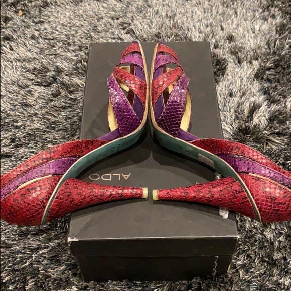 Aldo | Shoes | Aldo Collection Snake Print Heels | Poshmark